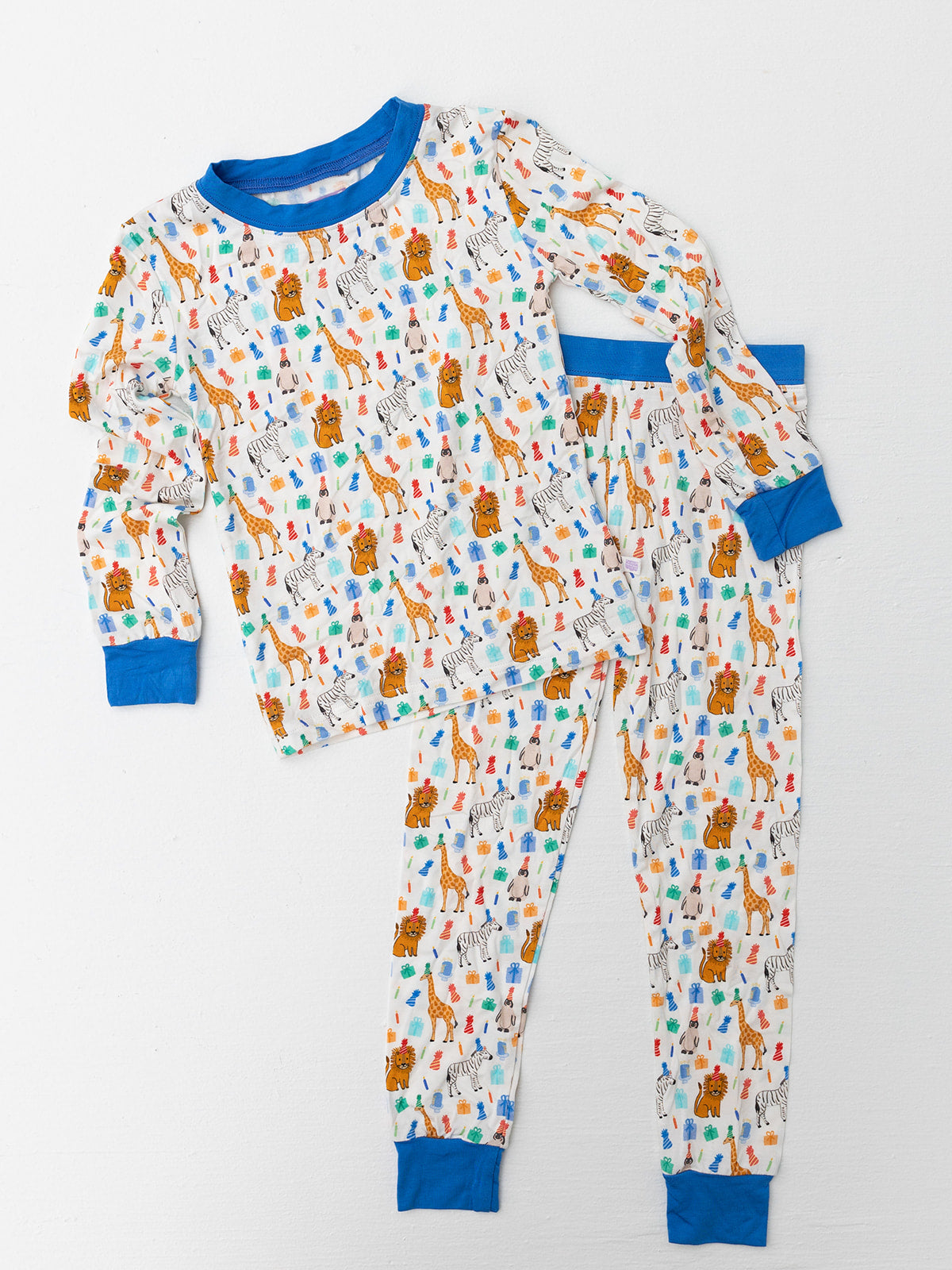 Party Animal Bamboo Pajamas - Poppy Kids Co. – Lilly & Jace Kids Boutique