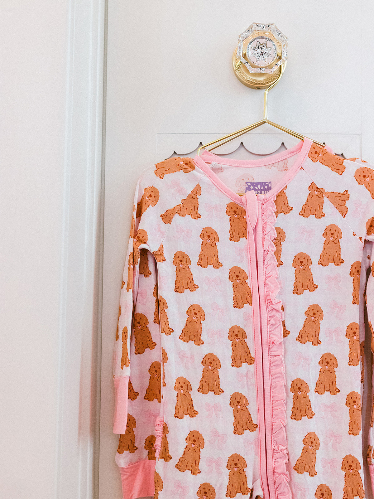 Pink Goldendoodle Bamboo Pajamas - Poppy Kids Co. – Lilly & Jace Kids ...